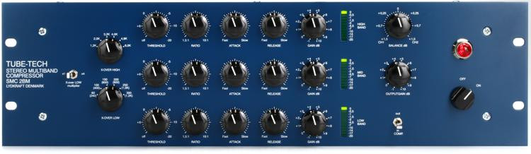 Tube-Tech SMC 2BM Stereo Mastering Multiband Opto Compressor | Sweetwater