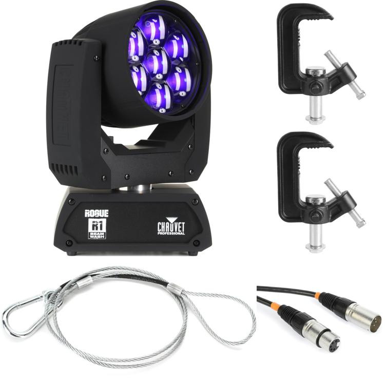 Chauvet Pro Rogue R1 BeamWash RGBW LED Moving Head Beam/Wash Essentials ...