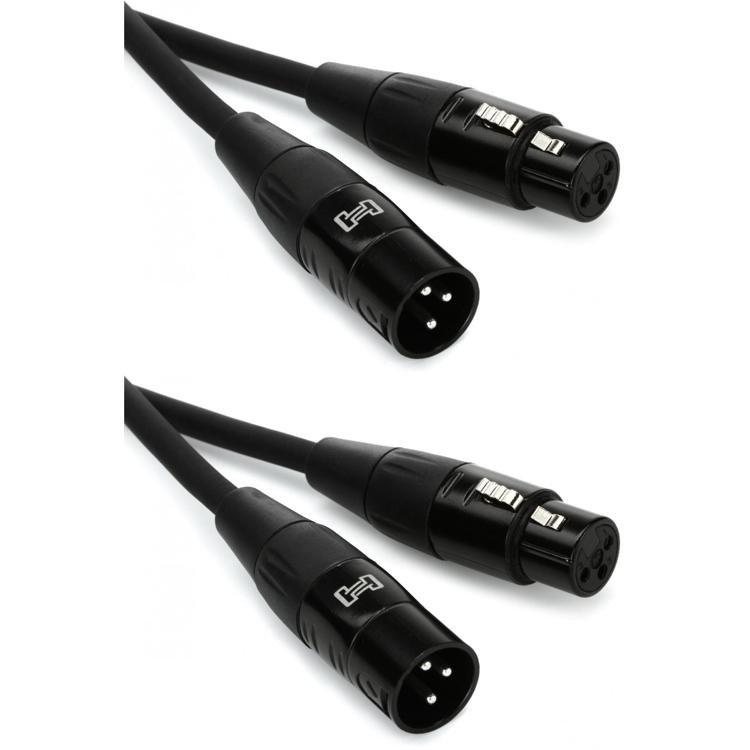 Hosa HMIC-005 Pro Microphone Cable 2-Pack - 5 foot | Sweetwater