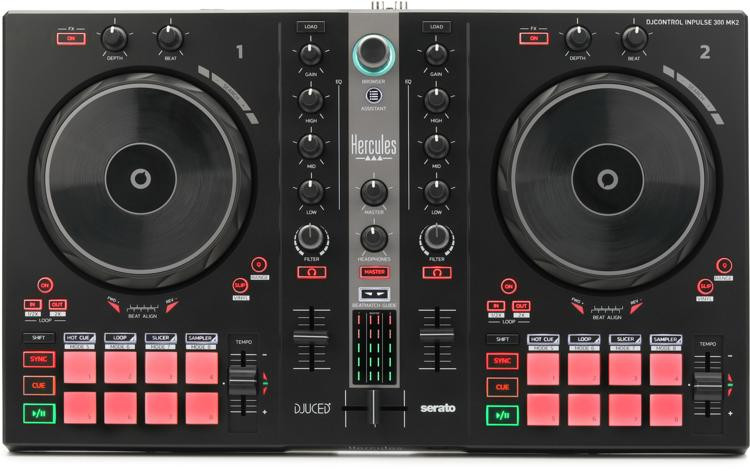 Hercules DJ DJControl Inpulse 300 mk2 2-channel DJ Controller | Sweetwater