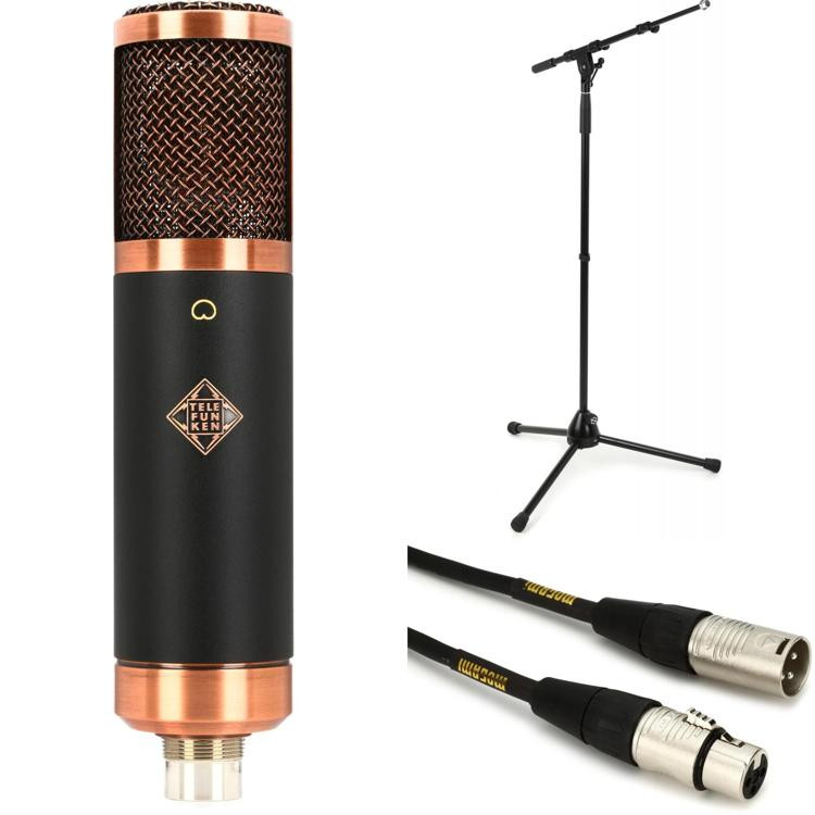 Telefunken TF29 Large-diaphragm Tube Condenser Microphone With Stand ...