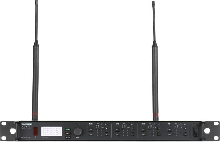 Shure ULXD4Q Quad Channel Digital Wireless Receiver - J50A Band ...