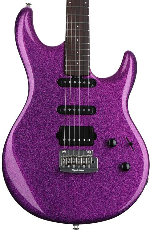 Ernie Ball Music Man Luke III HSS Electric Guitar - Fuchsia Sparkle ...