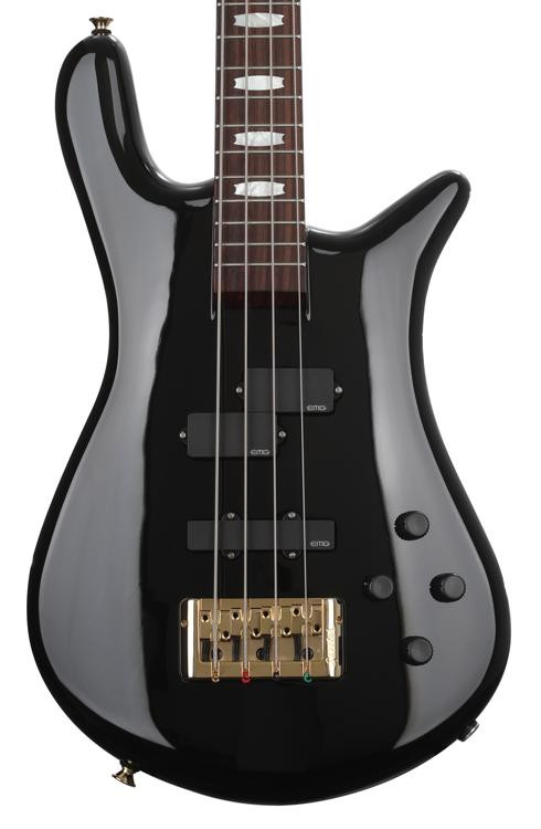 Spector Euro 4 Classic Bass Guitar - Solid Black | Sweetwater