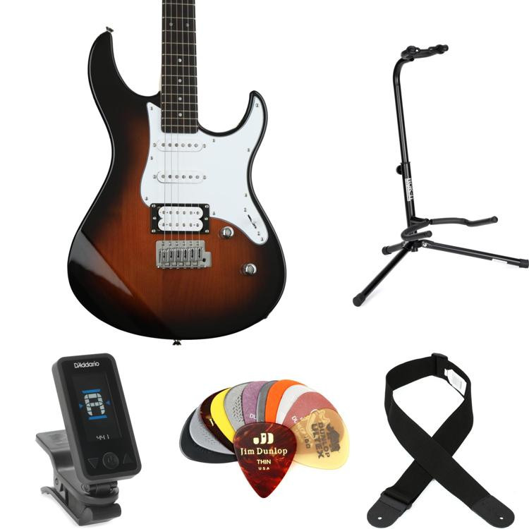 Yamaha PAC112V Pacifica Essentials Bundle - Old Violin Sunburst | Sweetwater