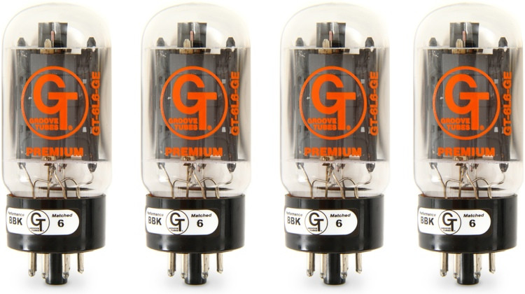 Groove Tubes GT-6L6GE General Electric Power Tubes - Medium Quartet ...