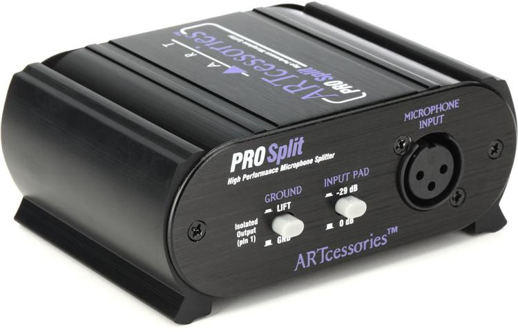 ART ProSplit Microphone Splitter | Sweetwater