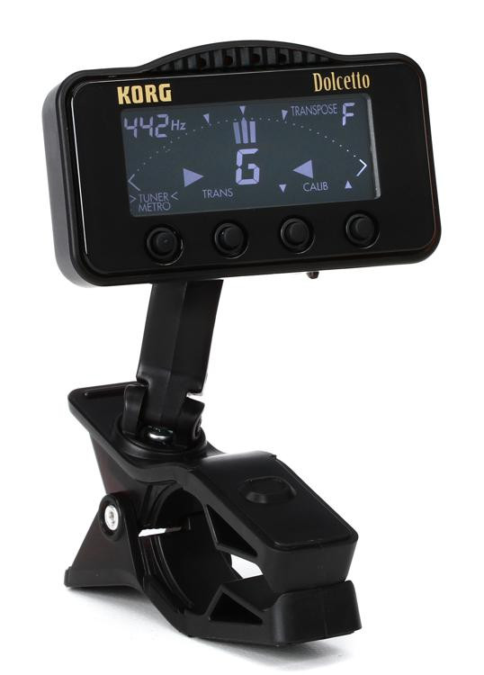 Korg AW3M Dolcetto Clip On Tuner/Metronome for Orchestral Instruments ...