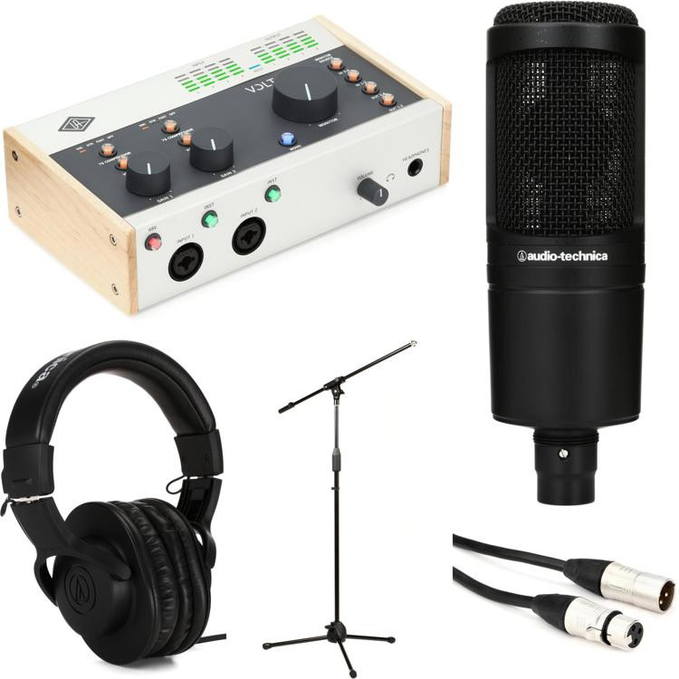 Universal Audio Volt 476 USB-C Audio Interface and Audio-Technica ...