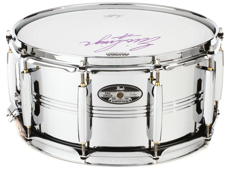 Pearl Eric Singer 30th Anniversary Snare Drum - 6.5" x 14" | Sweetwater
