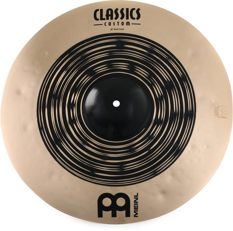 Meinl Cymbals 18-inch Classics Custom Dual Crash | Sweetwater