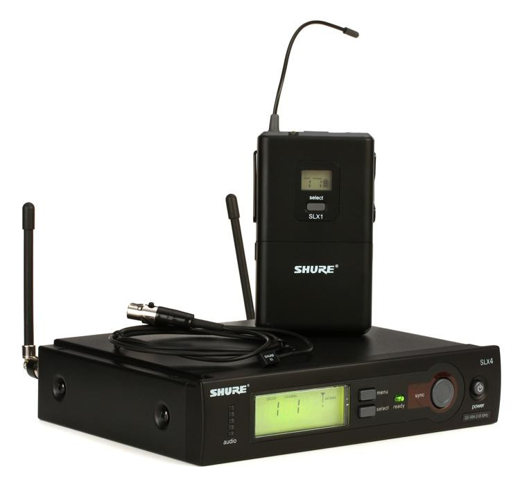 Shure SLX14/93 Wireless Lavalier Microphone System - G4 Band | Sweetwater