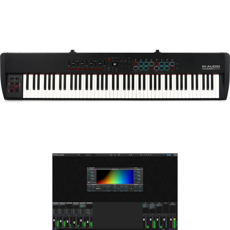 M-Audio Hammer 88 Pro 88-key Keyboard Controller and UVI Falcon 2.8 ...