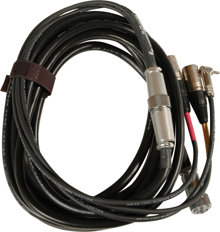 Sound Devices XL-10 10-Pin to 2xXLR and 3.5mm Breakout Cable - 20 foot ...