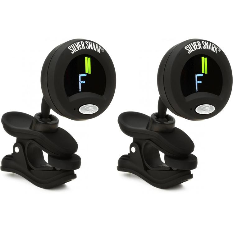 Snark Silver Snark Chromatic Tuner - Black (2-pack) | Sweetwater