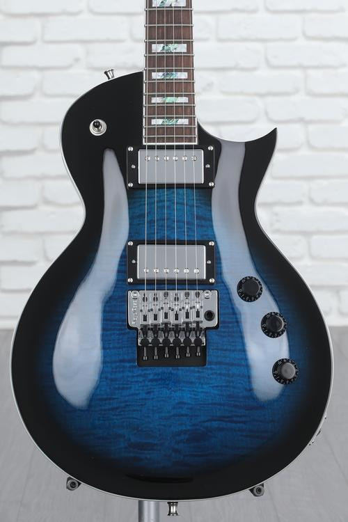 ESP LTD Alex Skolnick Signature AS-1FR - Black Aqua Sunburst | Sweetwater