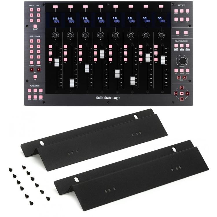 Solid State Logic UF8 Advanced DAW Controller with Rackmount Kit ...