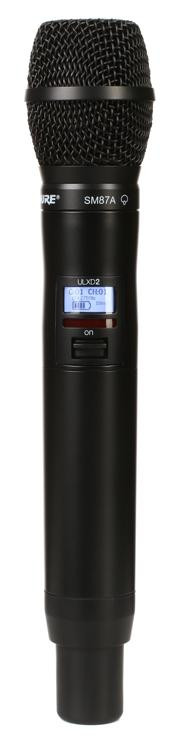Shure ULXD2/SM87 Wireless Handheld Microphone Transmitter - J50A Band ...