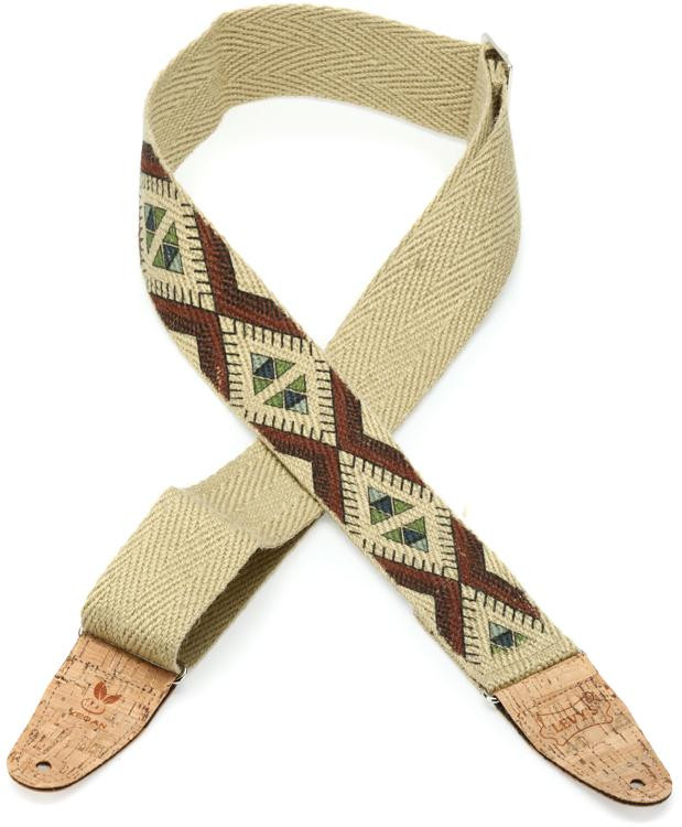 Levy's MH8P-002 Hemp Guitar Strap - Design 2 | Sweetwater