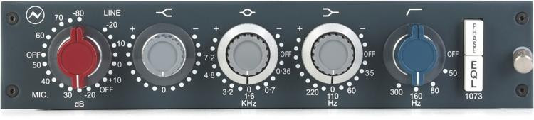 Neve 1073 80-series Microphone Preamp & EQ (horizontal) | Sweetwater