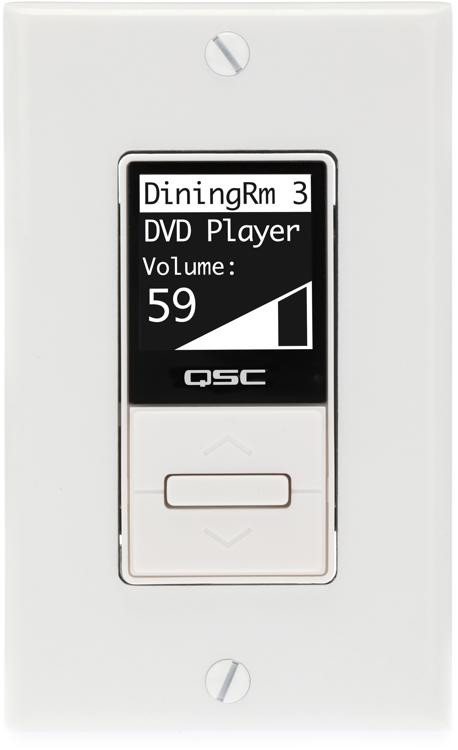 QSC MP-MFC MP-M Zone Mixer Controller - White | Sweetwater