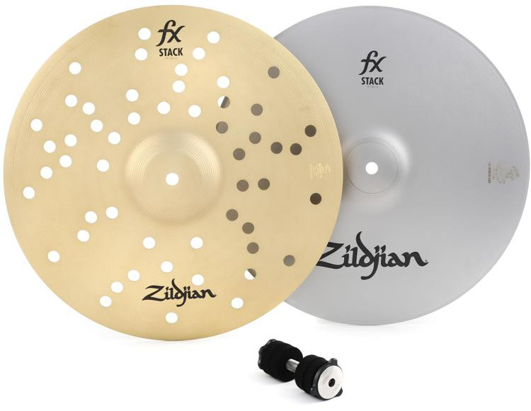 Zildjian 14" FX Stack Cymbal with Cymbolt Mount | Sweetwater