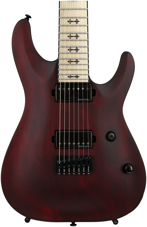 Schecter Jeff Loomis JL-7 - Vampyre Red Satin | Sweetwater