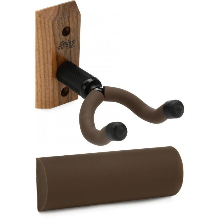 String Swing CC01K Guitar Keeper Wall Mount Guitar Hanger and Wall ...
