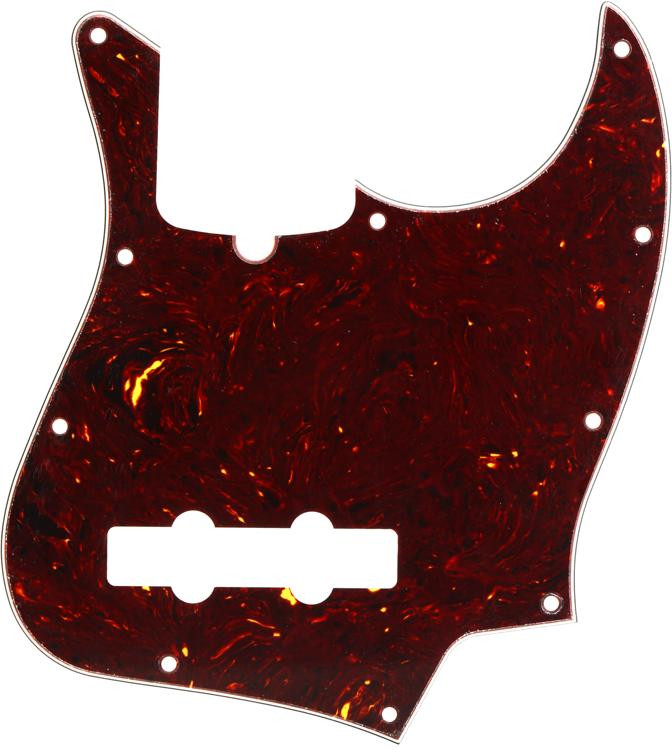 Fender 10-hole Contemporary Jazz Bass Pickguard - Tortoise Shell ...