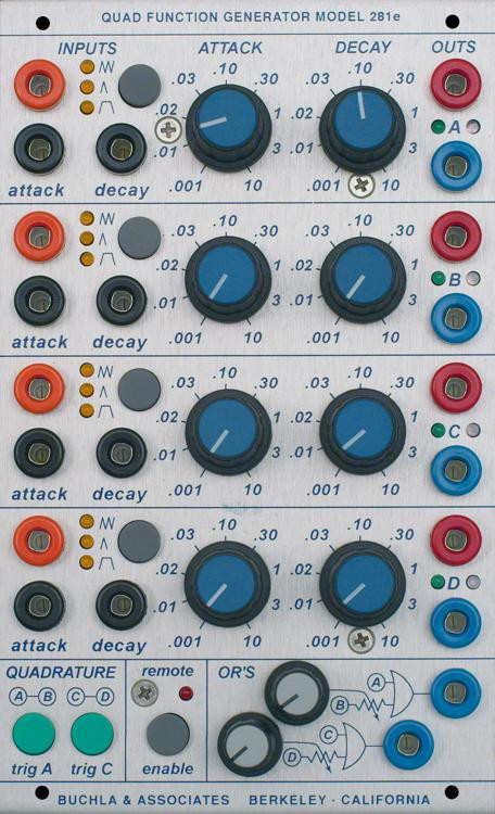 Buchla 281e Quad Function Generator Module | Sweetwater
