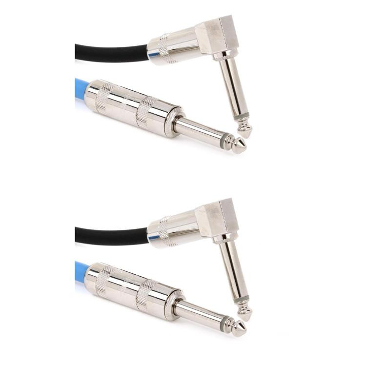 Pro Co EGL-1 Excellines Straight to Right Angle Patch Cable (2-Pack ...