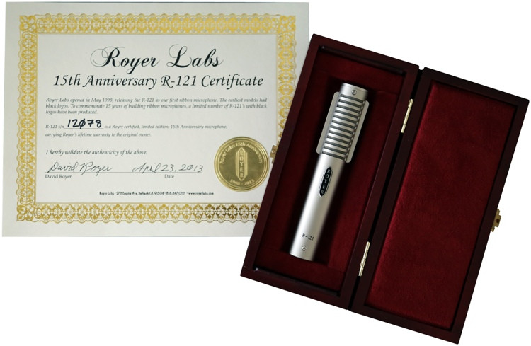 Royer R-121 Ribbon Microphone - 15th Anniversary | Sweetwater