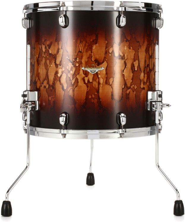 Tama Starclassic Maple Floor Tom - 16" x 18" Satin Molten Brown Burst | Sweetwater