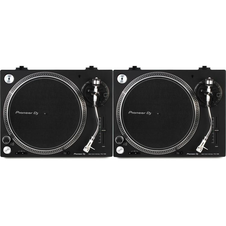 Pioneer DJ PLX-500 Direct Drive Turntable - Pair | Sweetwater