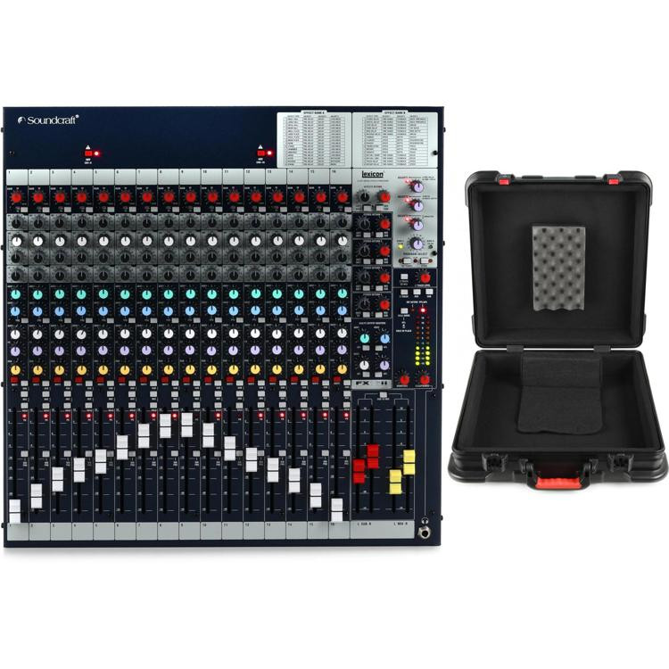 Soundcraft FX16ii Mixer and Case Bundle | Sweetwater