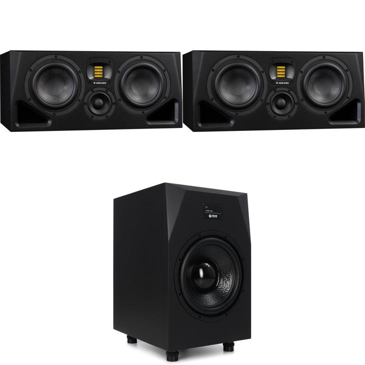 ADAM Audio A77H 7-inch Powered Studio Monitor Pair with Sub12 12 inch ...