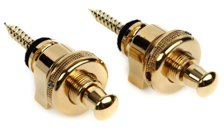 Schaller S-Locks Security Strap Locks - Gold | Sweetwater