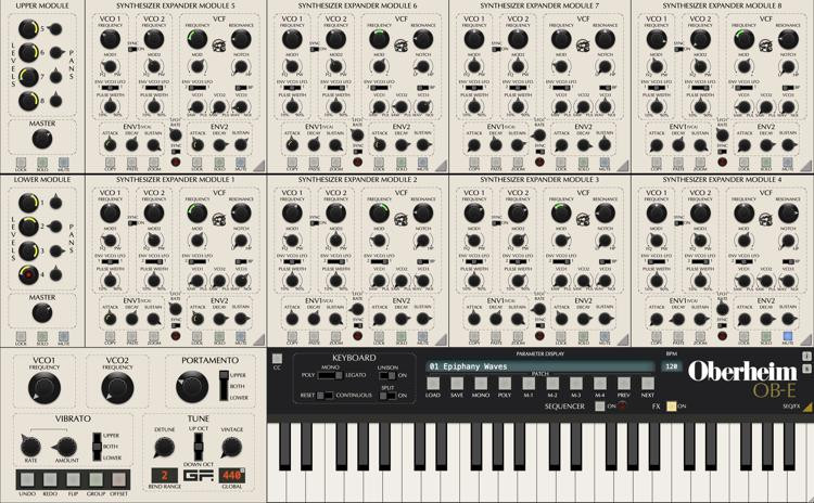 GForce OB-E V2 Virtual Analog Synthesizer Plug-in | Sweetwater