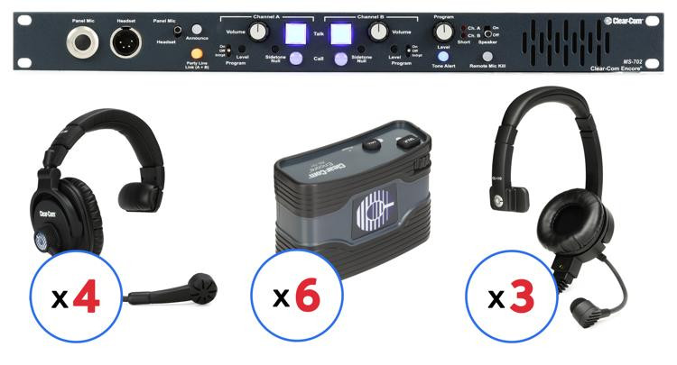 Clear-Com Encore Analog Partyline Intercom - Complete System | Sweetwater