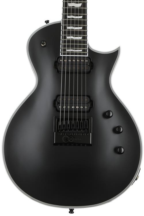 ESP E-II Eclipse-7 Evertune - Black Satin | Sweetwater