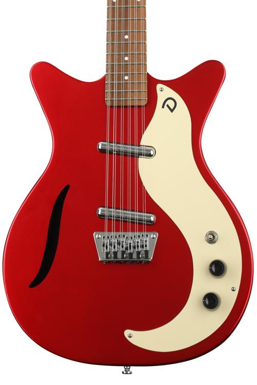 Danelectro Vintage 12 String Electric Guitar - Red Metallic | Sweetwater
