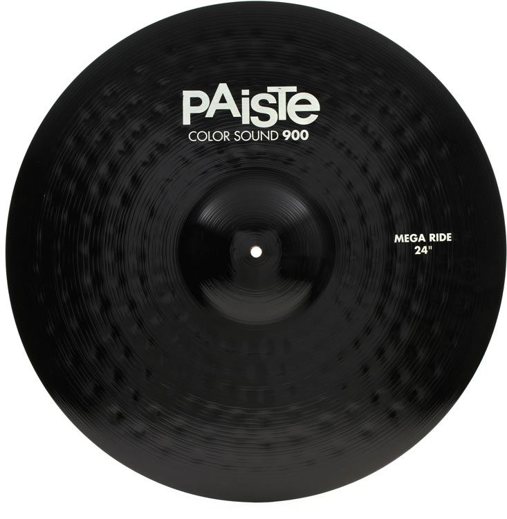 Paiste 24 inch Color Sound 900 Black Mega Ride Cymbal | Sweetwater
