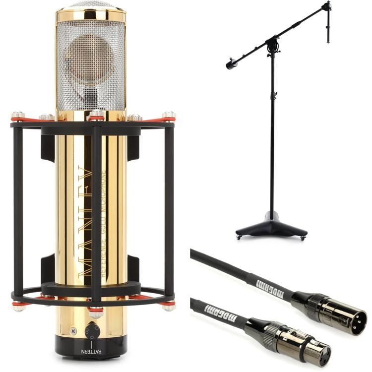 Manley Reference Gold Multi-pattern Large-diaphragm Tube Condenser ...