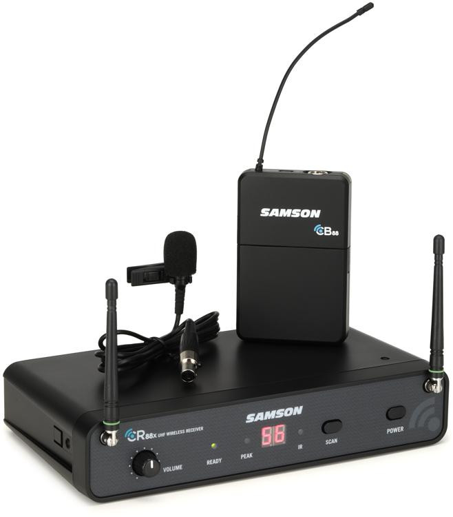 Samson Concert 88x LM5 Presentation Wireless Lavalier Microphone System ...