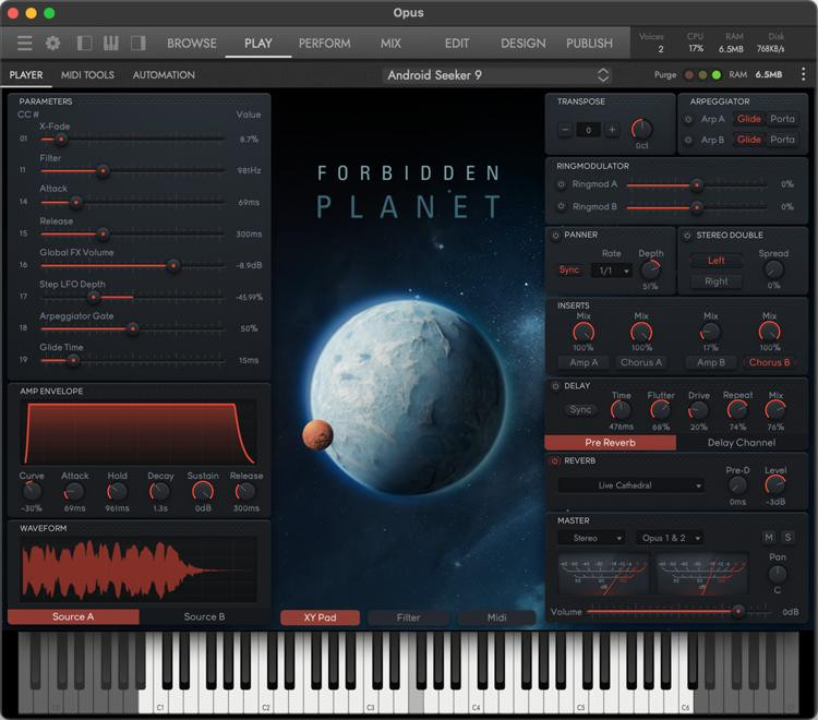 EastWest Forbidden Planet Cinematic Synth Plug-in | Sweetwater EastWest Forbidden Planet Cinematic Synth Plug-in | Sweetwater