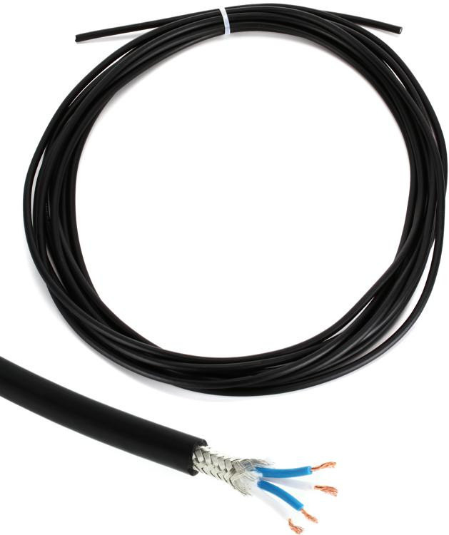 Canare L-4E6S Star Quad Bulk Microphone Cable - Black 25 Foot | Sweetwater