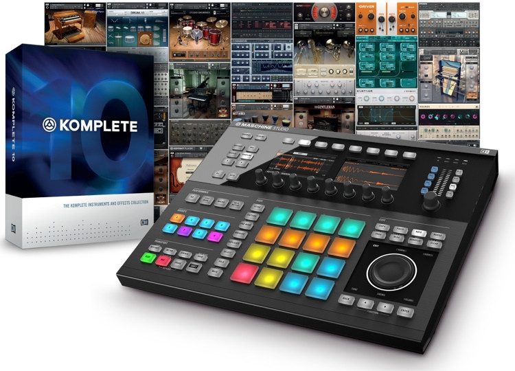 Native Instruments Maschine Studio with Komplete 10 - Black | Sweetwater