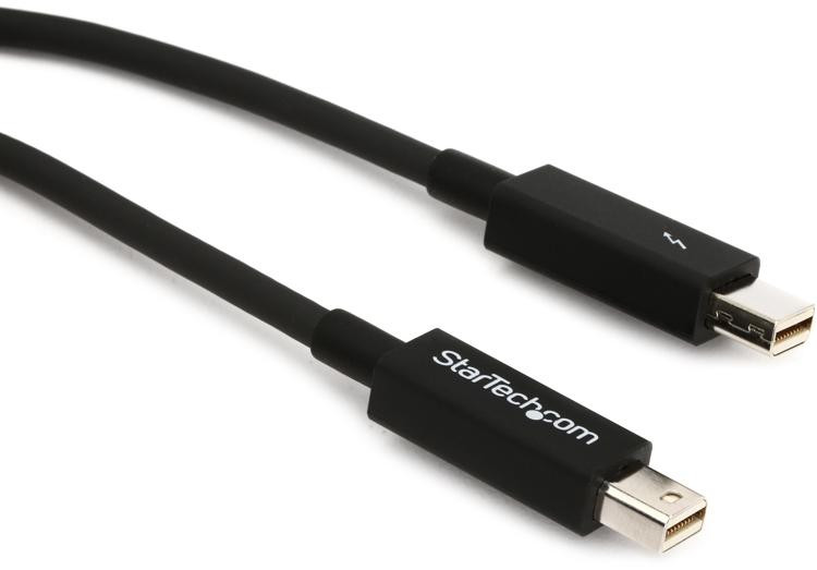 Startech TBOLTMM50CM Thunderbolt Cable - .5 Meter Black | Sweetwater