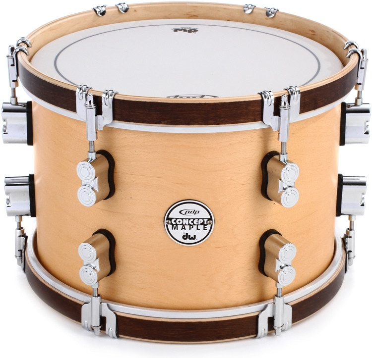 PDP Concept Maple Classic Mounted Tom - 8 x 12 inch - Natural with ...