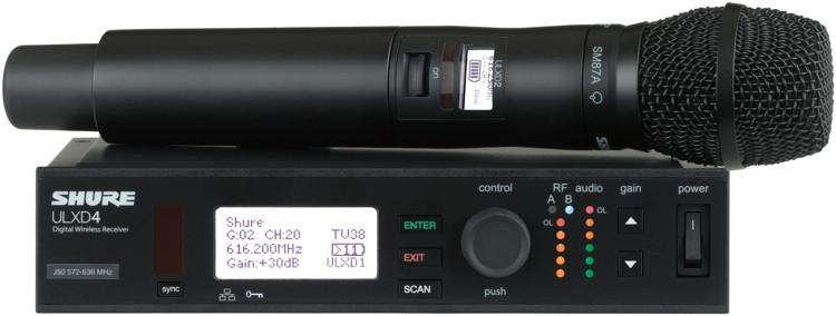 Shure ULXD24/SM87 - SM87 Handheld | Sweetwater